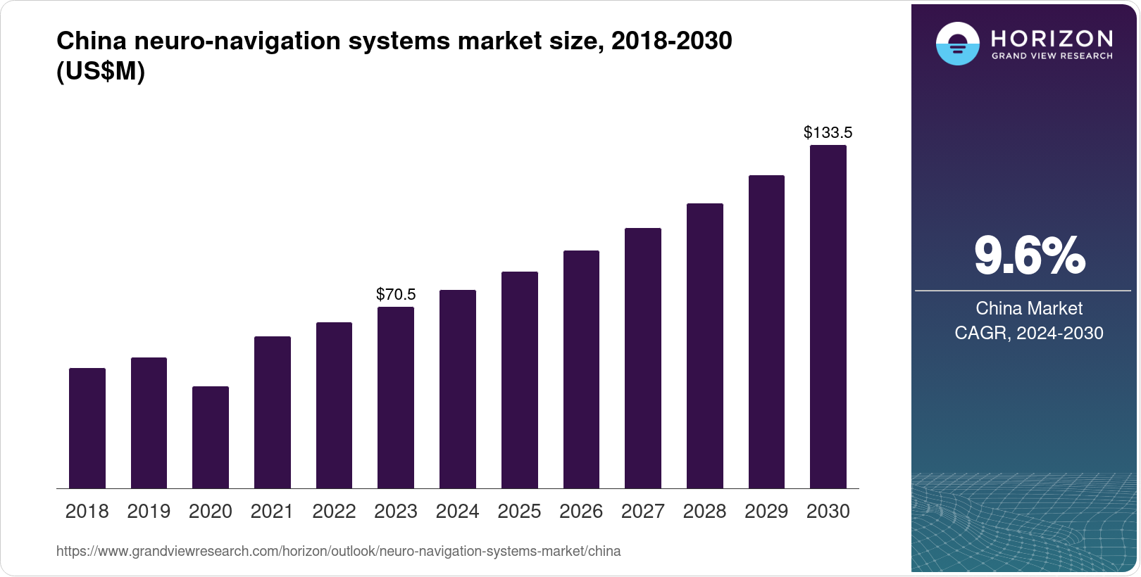 China Neuro-navigation Systems Market Size & Outlook, 2030