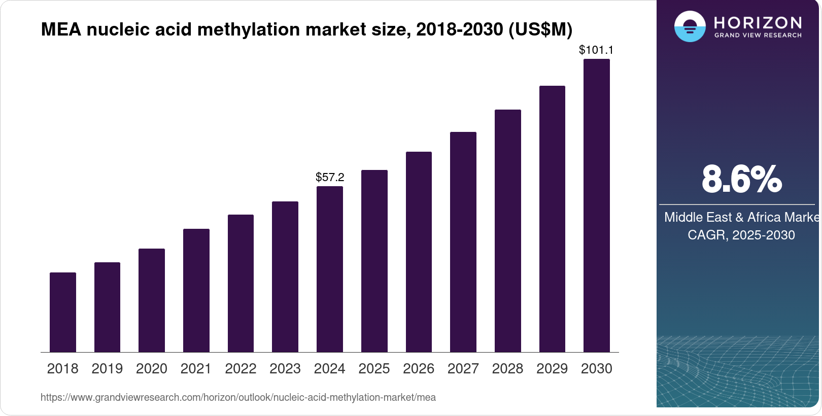 Middle East & Africa Nucleic Acid Methylation Market Size & Outlook, 2030