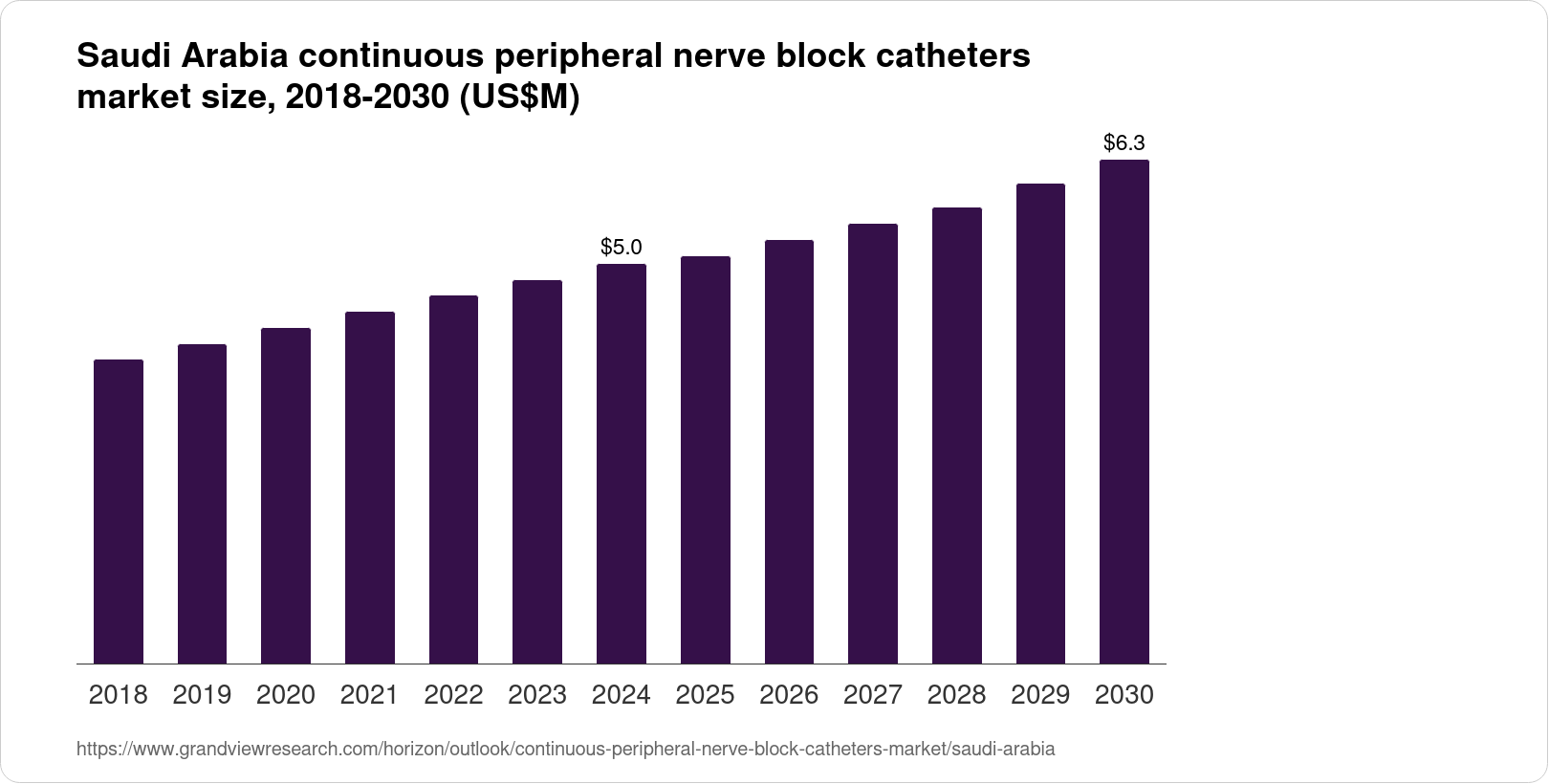 Saudi Arabia Continuous Peripheral Nerve Block Catheters Market Size ...