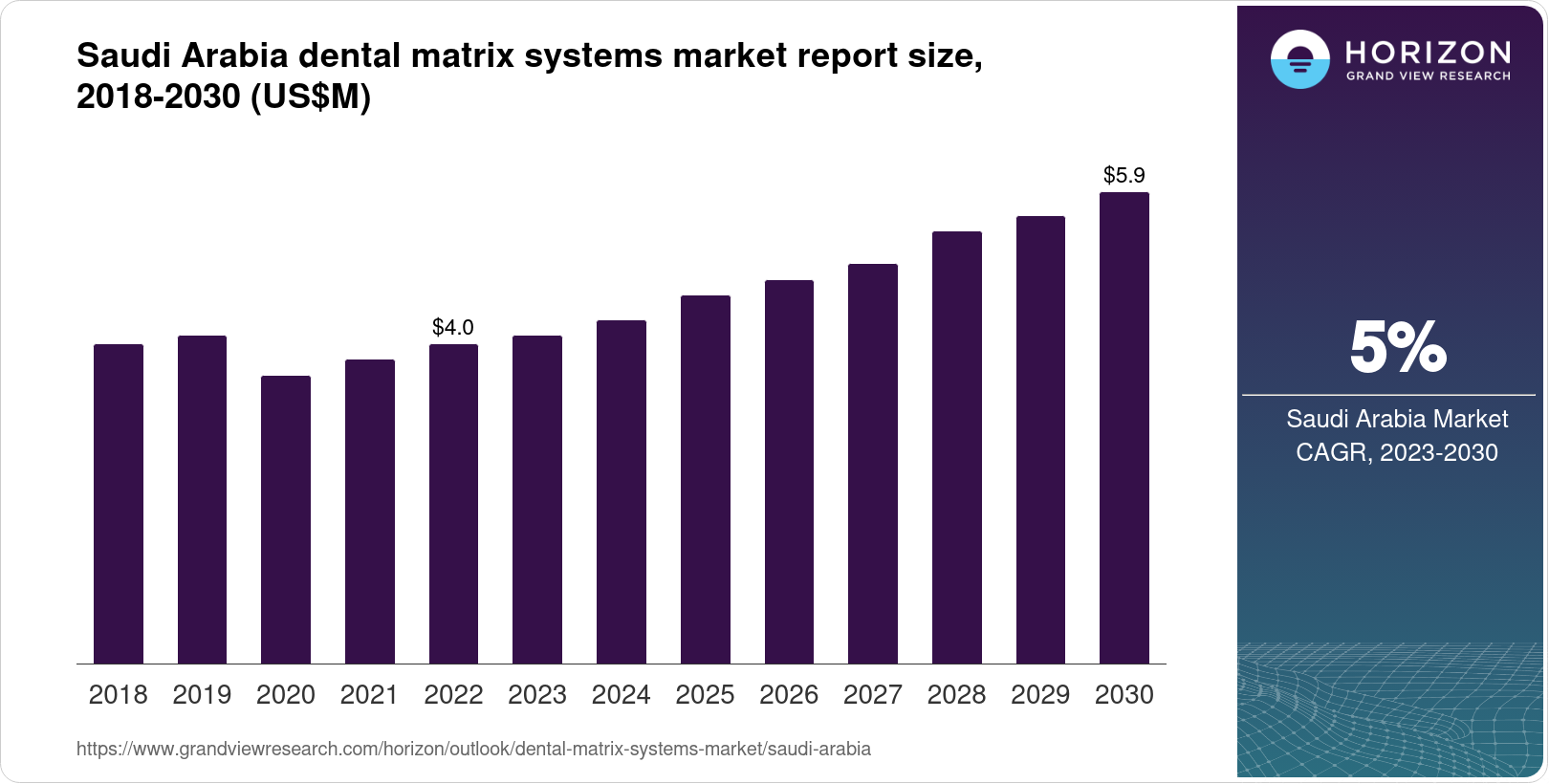 Saudi Arabia Dental Matrix Systems Market Size & Outlook, 2030