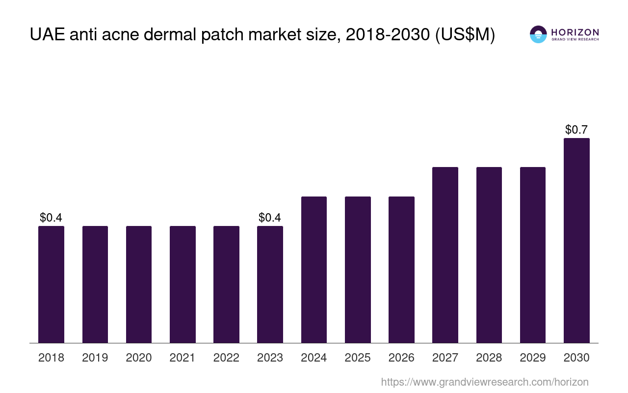 The UAE Anti Acne Dermal Patch Market Size & Outlook, 2030