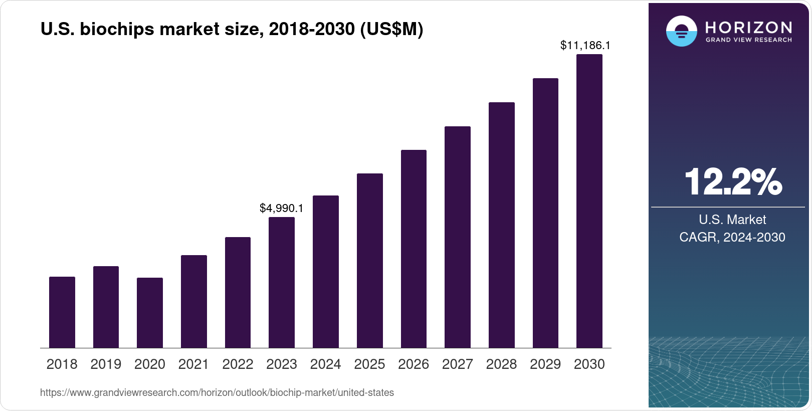 The United States Biochip Market Size & Outlook, 2030
