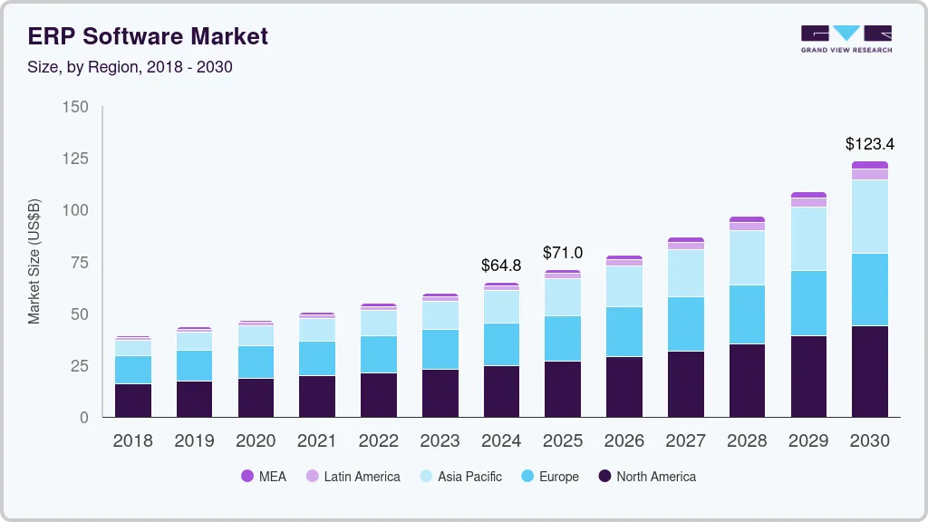 ERP Software Market Size & Share | Industry Report, 2030