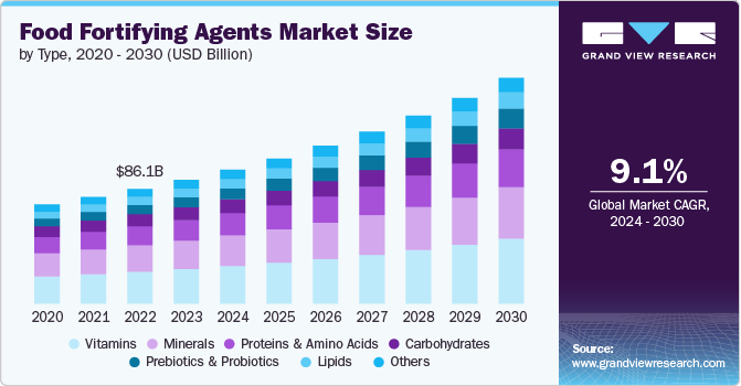 Food Fortifying Agents Market Size & Share Report, 2030